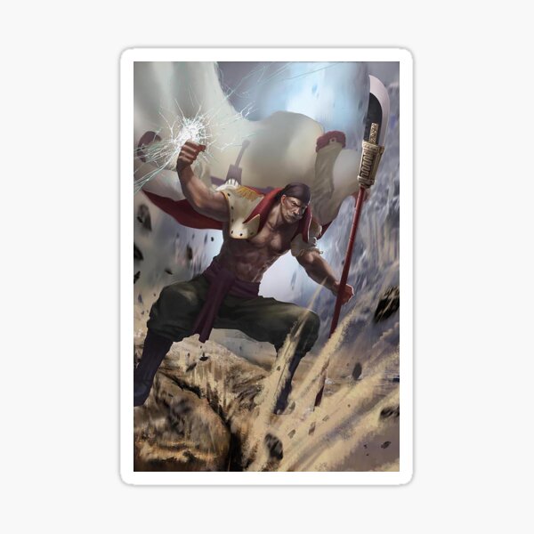 "one piece whitebeard" Sticker for Sale by Youssefn48 | Redbubble