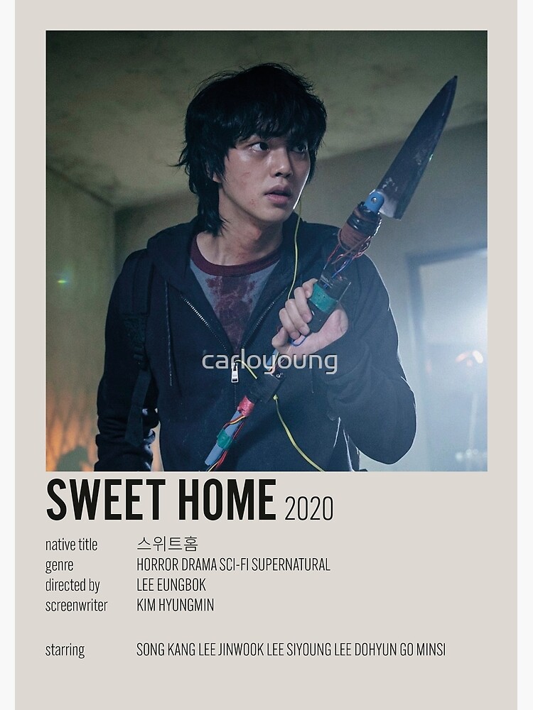 "sweet home poster" Poster for Sale by carloyoung | Redbubble