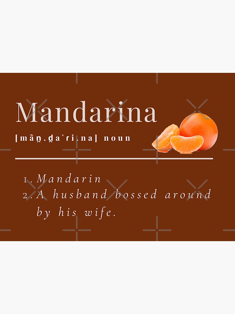 "Mandarina" Sticker for Sale by sylbealvaguez | Redbubble