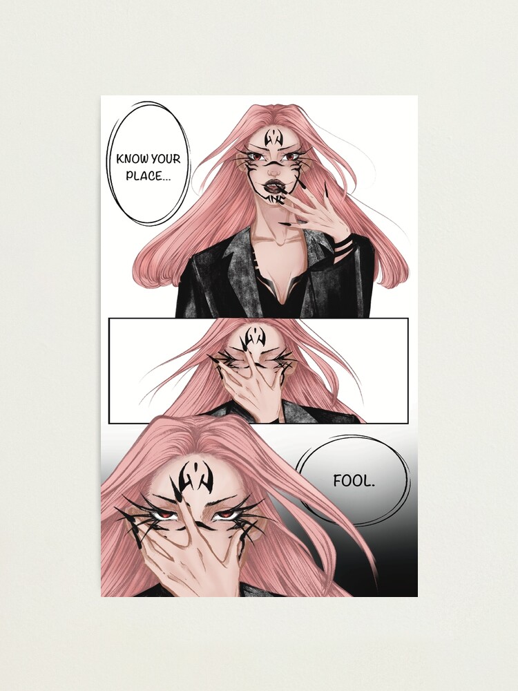 "Jujutsu Kaisen Female Sukuna (Coloured Version)" Photographic Print ...