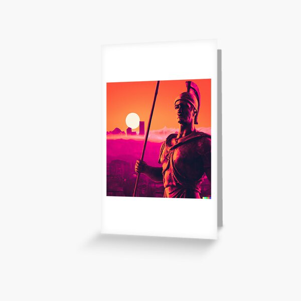 "DALL·E 2022-08-04 20.36.24 - Marble statue of Roman soldier in front ...