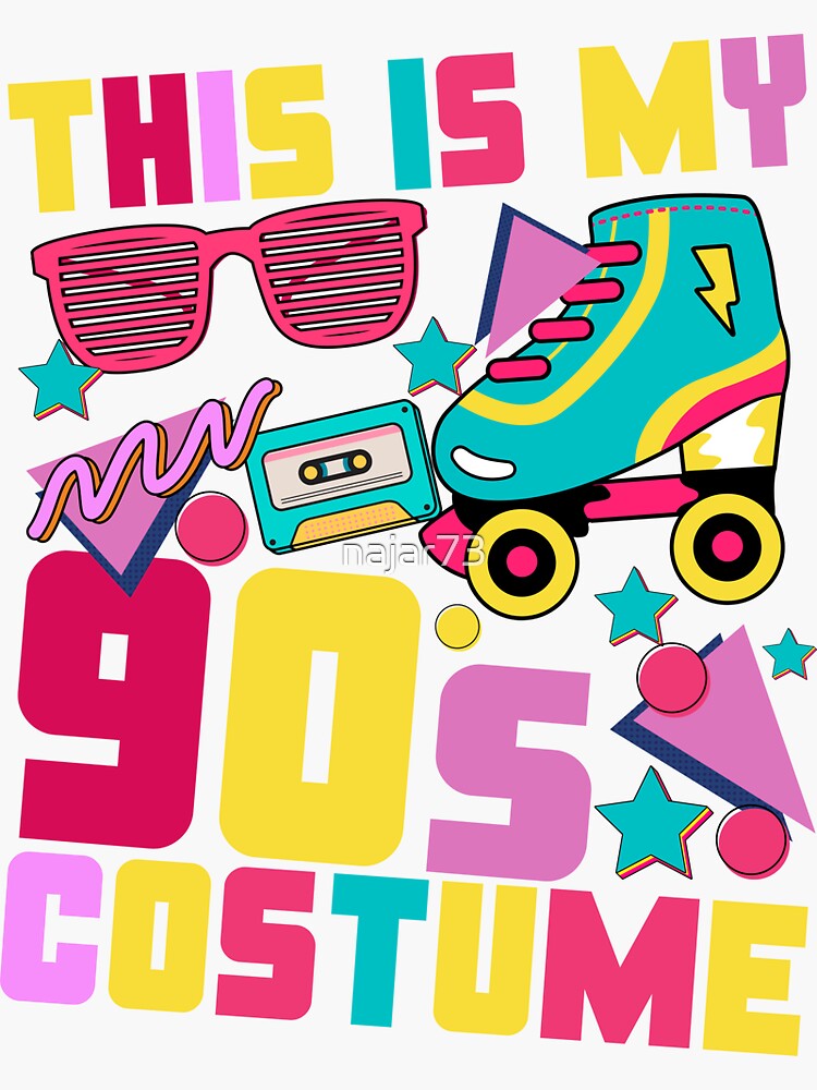 "Now 90s style art work in your life " Sticker for Sale by najar73 ...