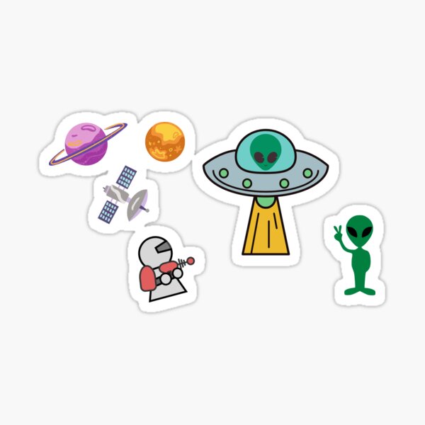 "Aliens" Sticker for Sale by KIalves | Redbubble