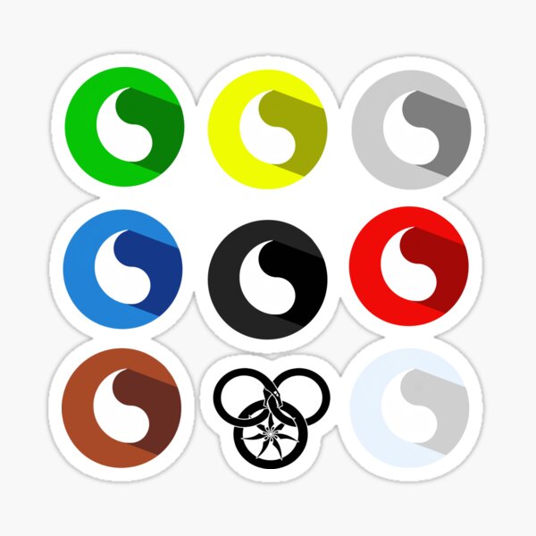 "Aes Sedai sticker pack Wheel or time" Sticker for Sale by ...