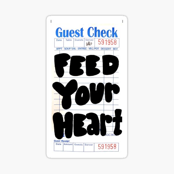 "guest check " Sticker for Sale by Arteur6 | Redbubble