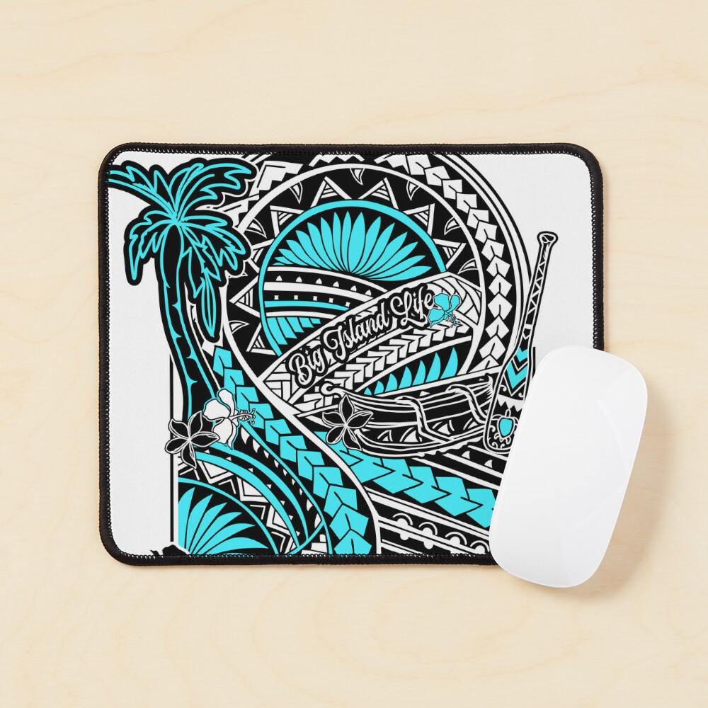 "Vintage Big Island Hawaiian Touch Of Teal Tattoo " Sticker for Sale by ...