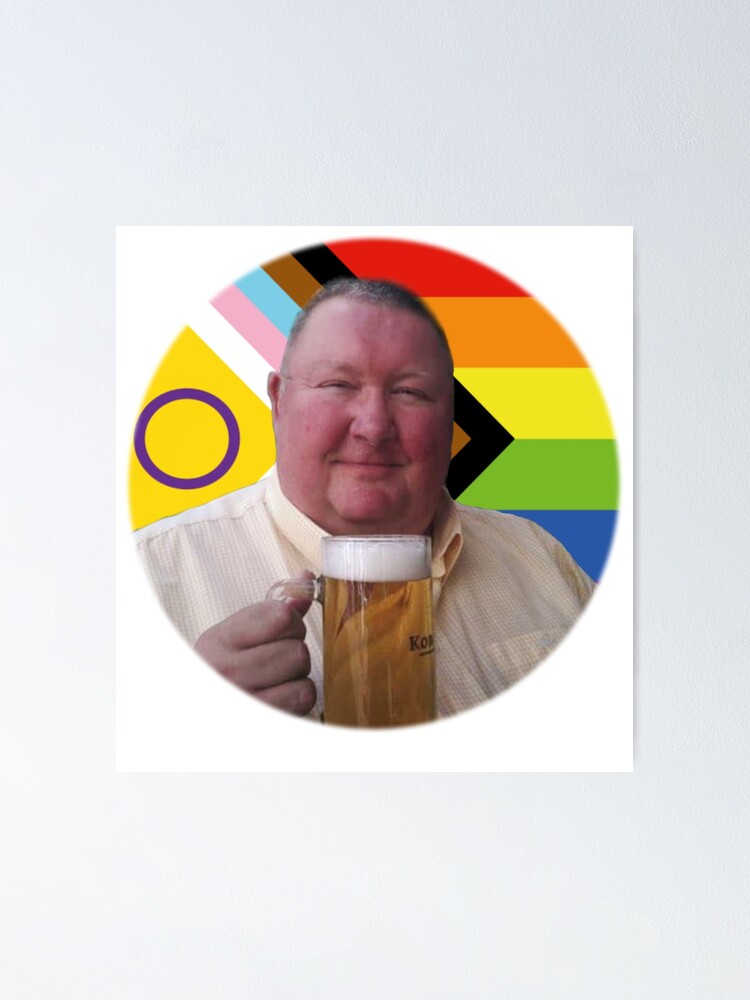 "Barry, 63 Intersex Inclusive Pride Flag" Poster for Sale by ...