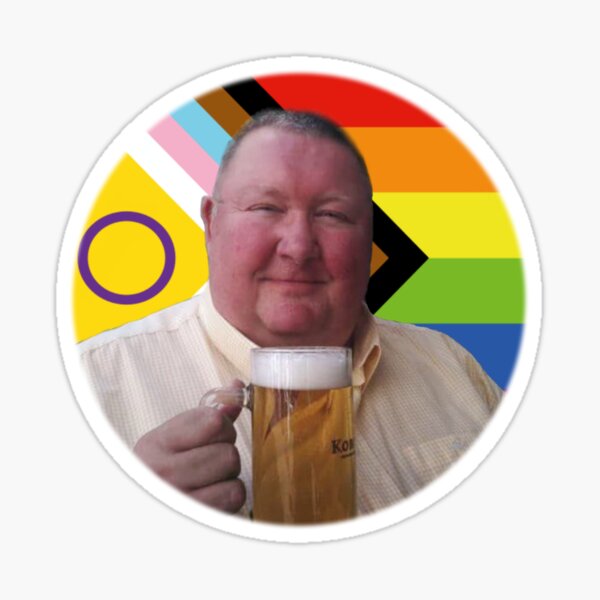 "Barry, 63 Intersex Inclusive Pride Flag" Sticker for Sale by ...