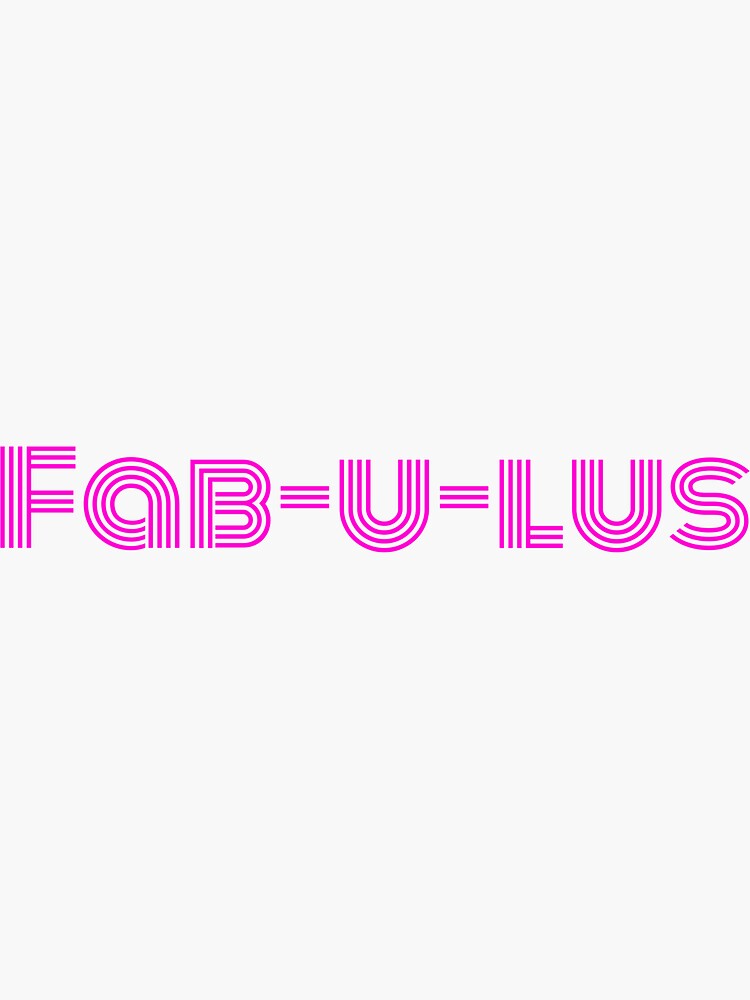 "Sharpay FAB-U-LUS " Sticker for Sale by yeehawboyy | Redbubble
