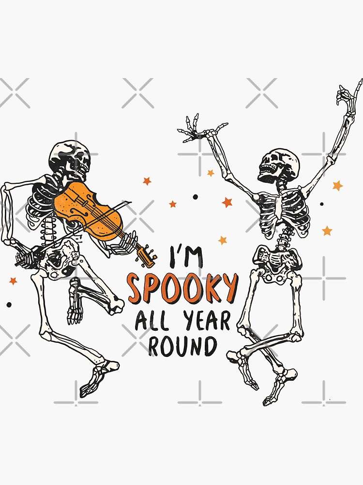 "I'm Spooky All Year Round" Sticker for Sale by samadiabdu2233 | Redbubble