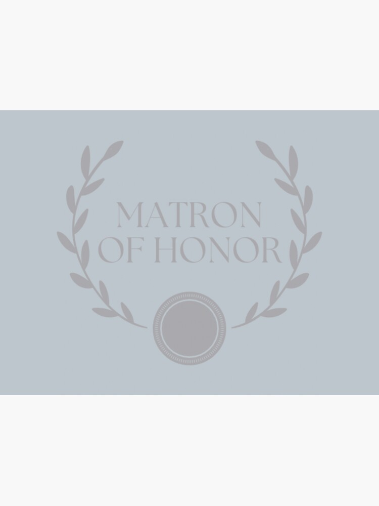 "Matron of Honor Silver Laurel Wreath with Sun Plate on Silver Foil ...