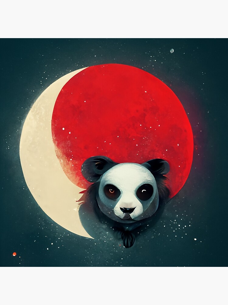 "the panda moon" Poster for Sale by GodBesartshop | Redbubble