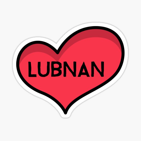 "LUBNAN, le LIBAN, i love Lebanon, lebanese art" Sticker for Sale by ...