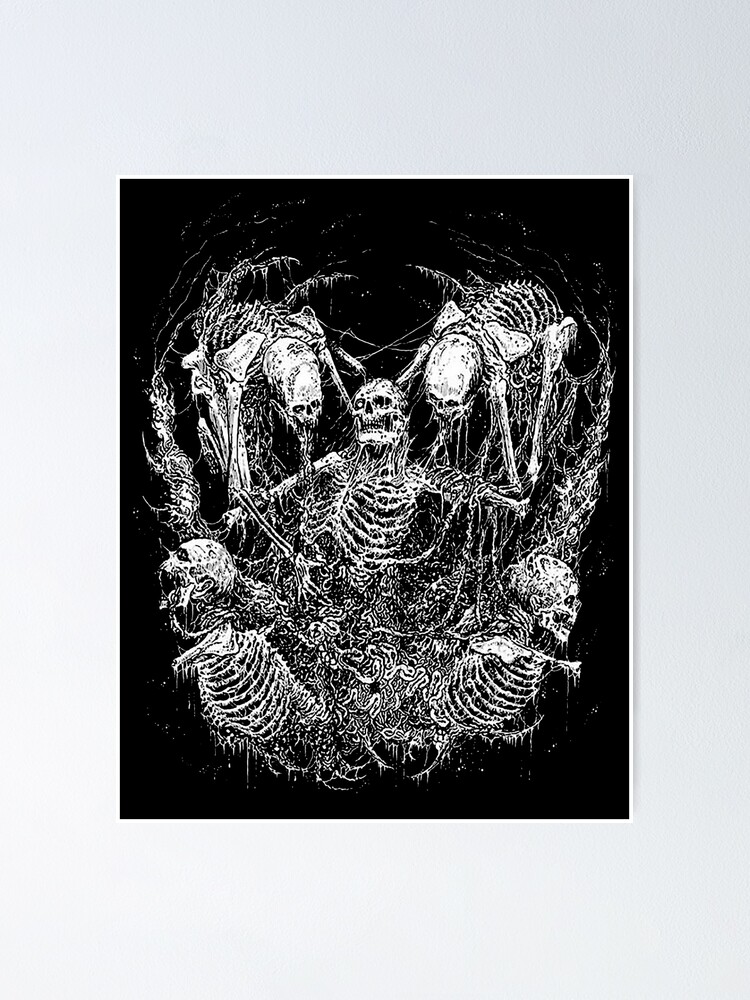 Dankbare Dode Skelet Poster Death Skateboards