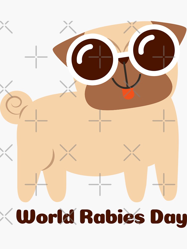 "Rabies " Sticker for Sale by byrne-ma | Redbubble