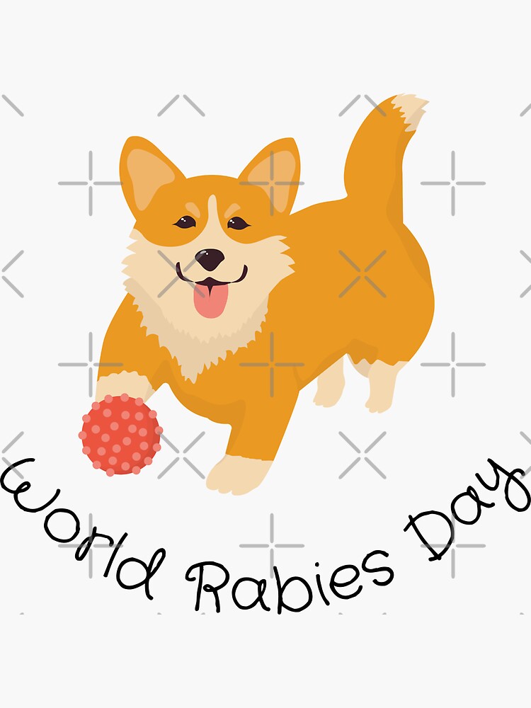 "Rabies " Sticker for Sale by byrne-ma | Redbubble