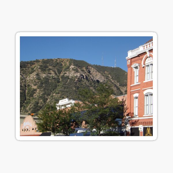 "Classic Architecture, Mountains, Durango, Colorado" Sticker for Sale ...