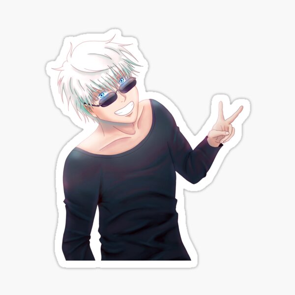 "Gojo (Jujutsu Kaisen) - No Background" Sticker for Sale by jaebirds ...