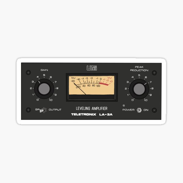 "Teletronix LA-3A" Sticker for Sale by GoodnRich | Redbubble