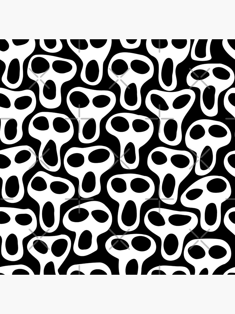 "Scream Ghost Face Pattern Halloween Spooky Ghosts Skull Skulls ...
