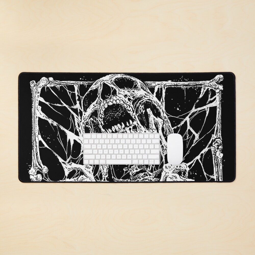 "Death Skeleton Agony black white" Sticker for Sale by DRK7DSGN | Redbubble