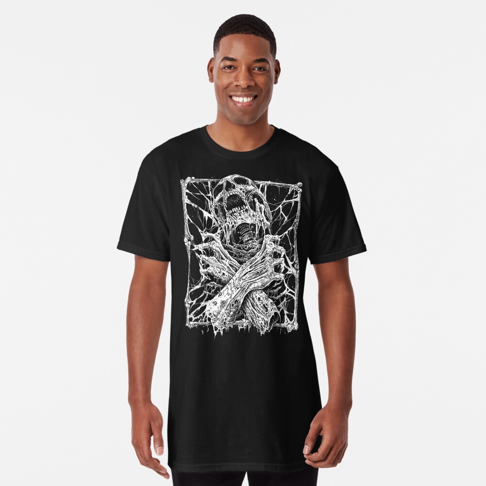 "Death Skeleton Agony black white" Sticker for Sale by DRK7DSGN | Redbubble
