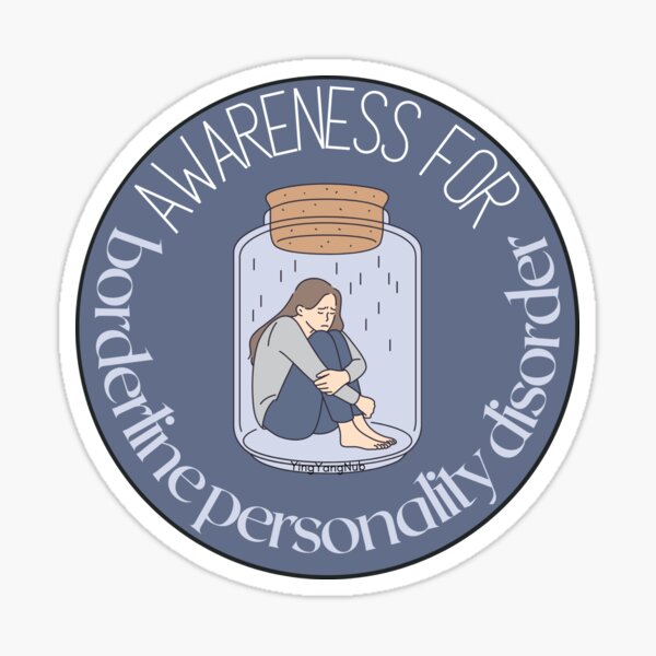 "Awareness for Borderline Personality Disorder - YingYangNub" Sticker ...