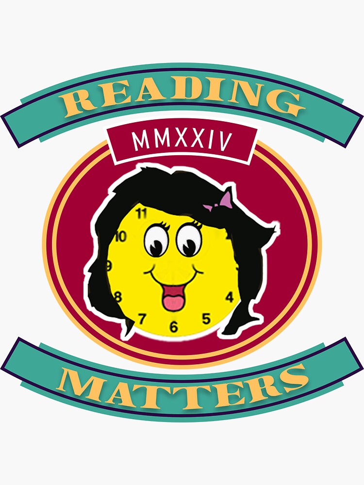 "Reading Matters 2024" Sticker for Sale by LilDarlingNarr | Redbubble