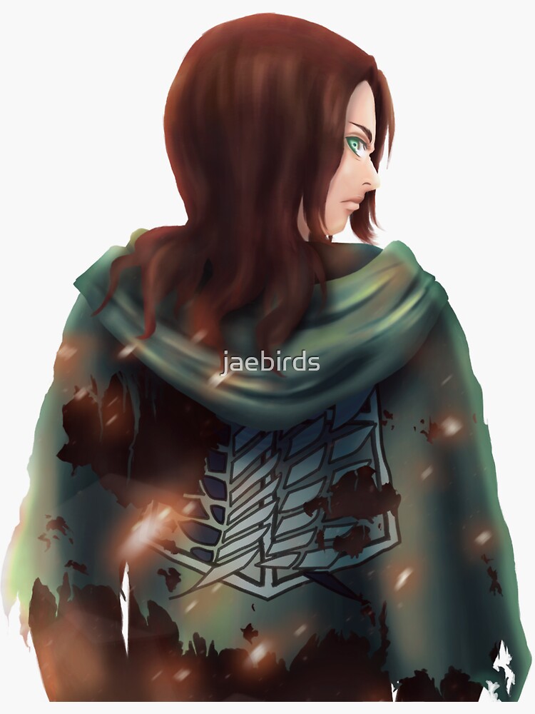 "Eren Jaeger (Attack on Titan) - No Background" Sticker for Sale by ...