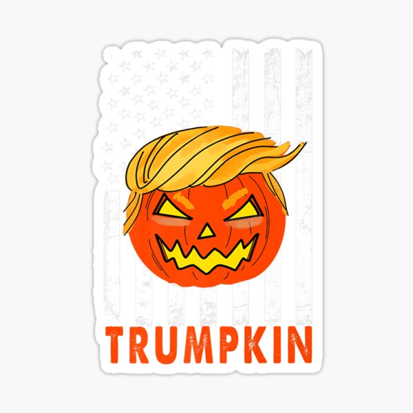 "Trump Halloween Pumpkin Carving ,Funny USA Flag Trumpkin Premium Gift ...