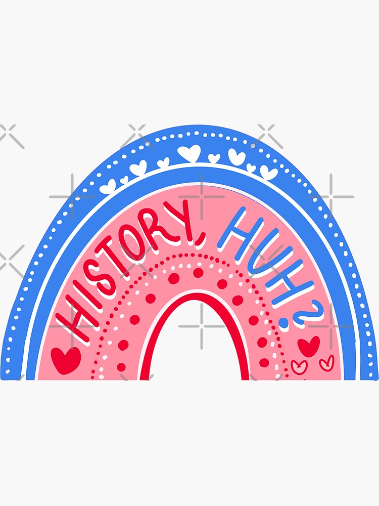 "history, huh? Alex and Henry" Sticker for Sale by mariahmdesign ...