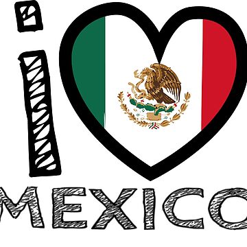 "I love Mexico HD 1" Sticker by Jonaplazas | Redbubble