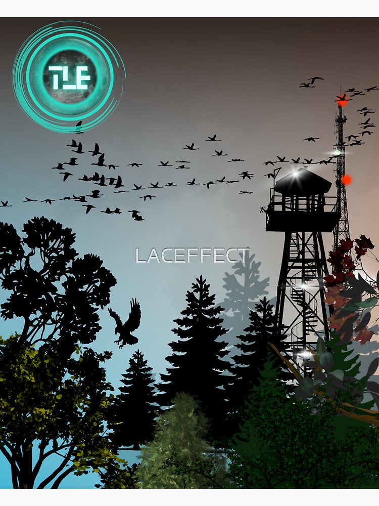 "Morning Shift Watch Tower" Sticker for Sale by LACEFFECT | Redbubble