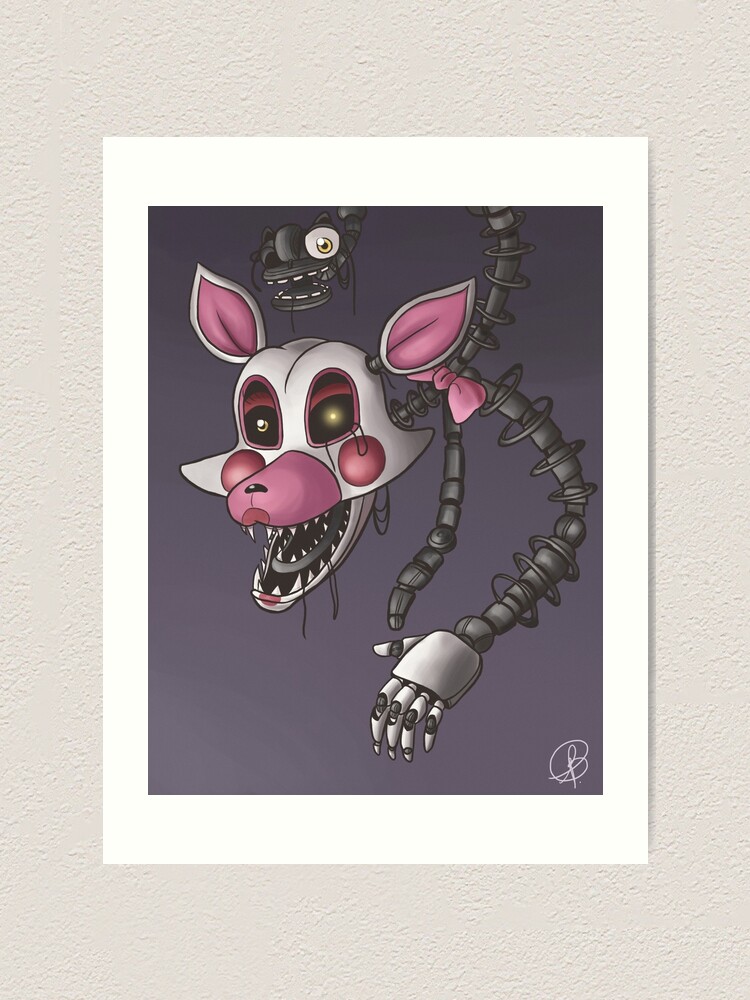 "FNAF - The Mangle" Art Print by msaibee | Redbubble