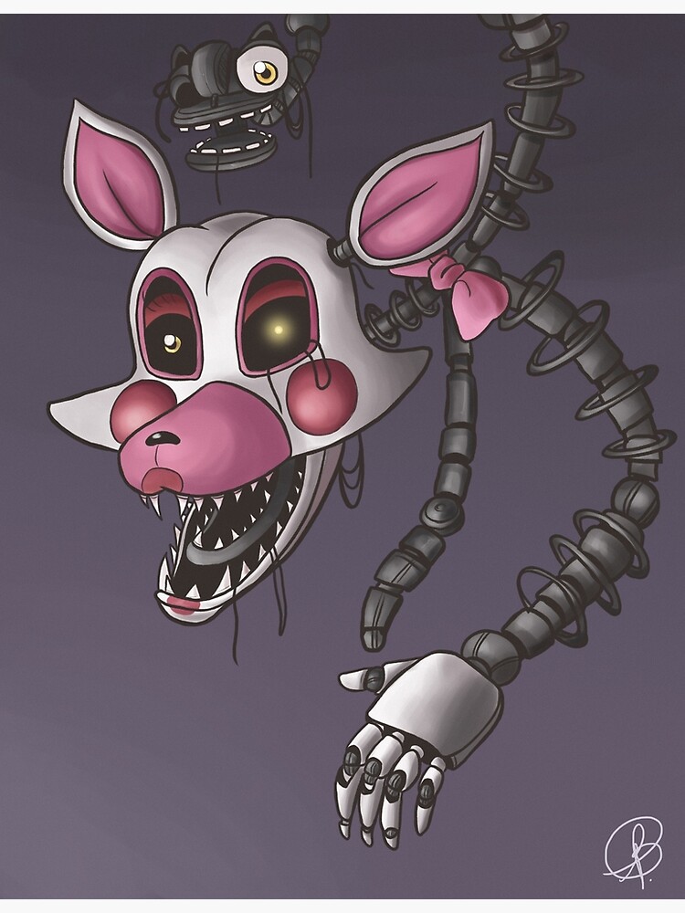 "FNAF - The Mangle" Art Print by msaibee | Redbubble