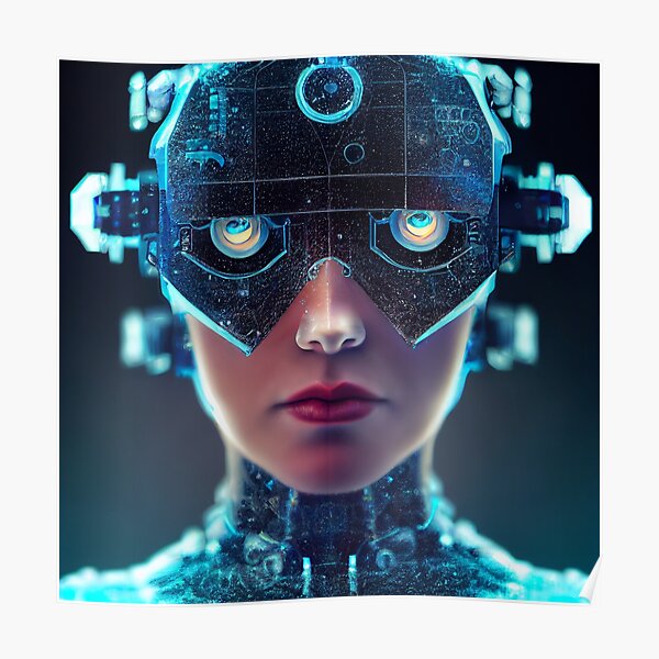"Cyborg lady" Poster for Sale by gisis777 | Redbubble