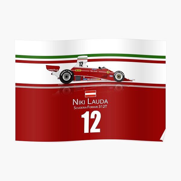 "Niki Lauda - 1975 312T" Poster von JageOwen | Redbubble