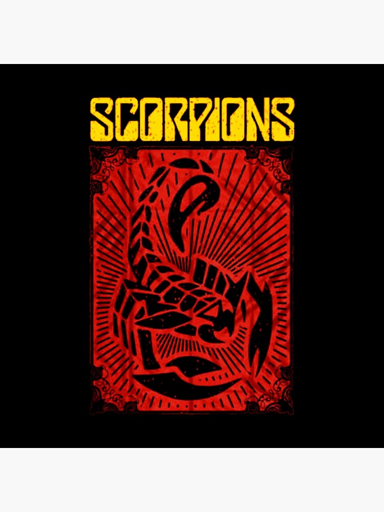 "art tour logo scorpions hard rock best selling band" Art Print for ...
