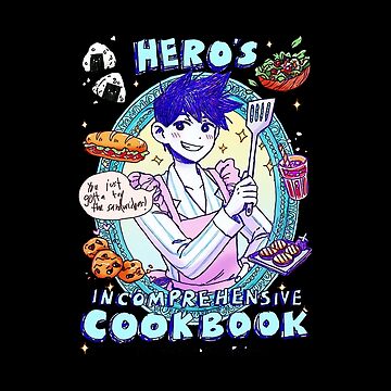 "Omori Hero's Incomprehensive Cookbook Essential Tshirt" Sticker for ...