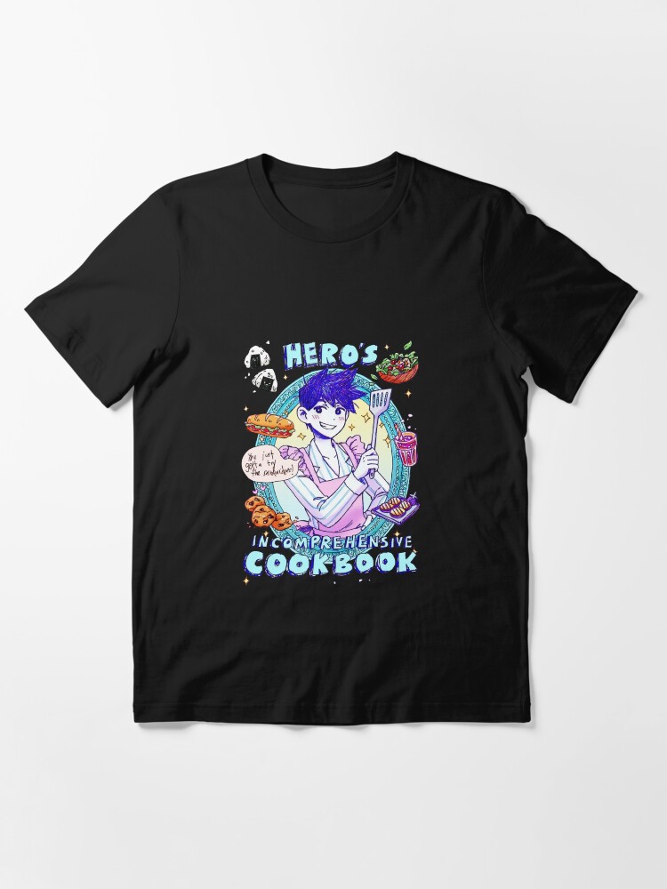 "Omori Hero's Incomprehensive Cookbook Essential Tshirt" T-shirt for ...