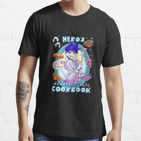 "Omori Hero's Incomprehensive Cookbook Essential Tshirt" T-shirt for ...