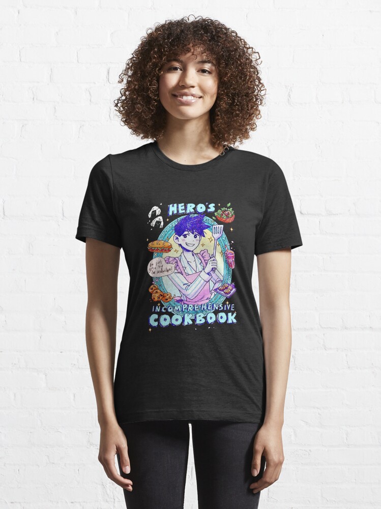 "Omori Hero's Incomprehensive Cookbook Essential Tshirt" T-shirt for ...