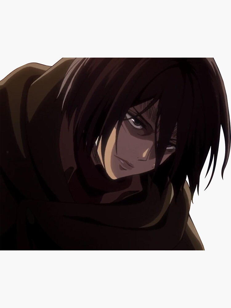 "Mikasa Ackerman Angry AOT Anime" Sticker for Sale by kevinzz | Redbubble