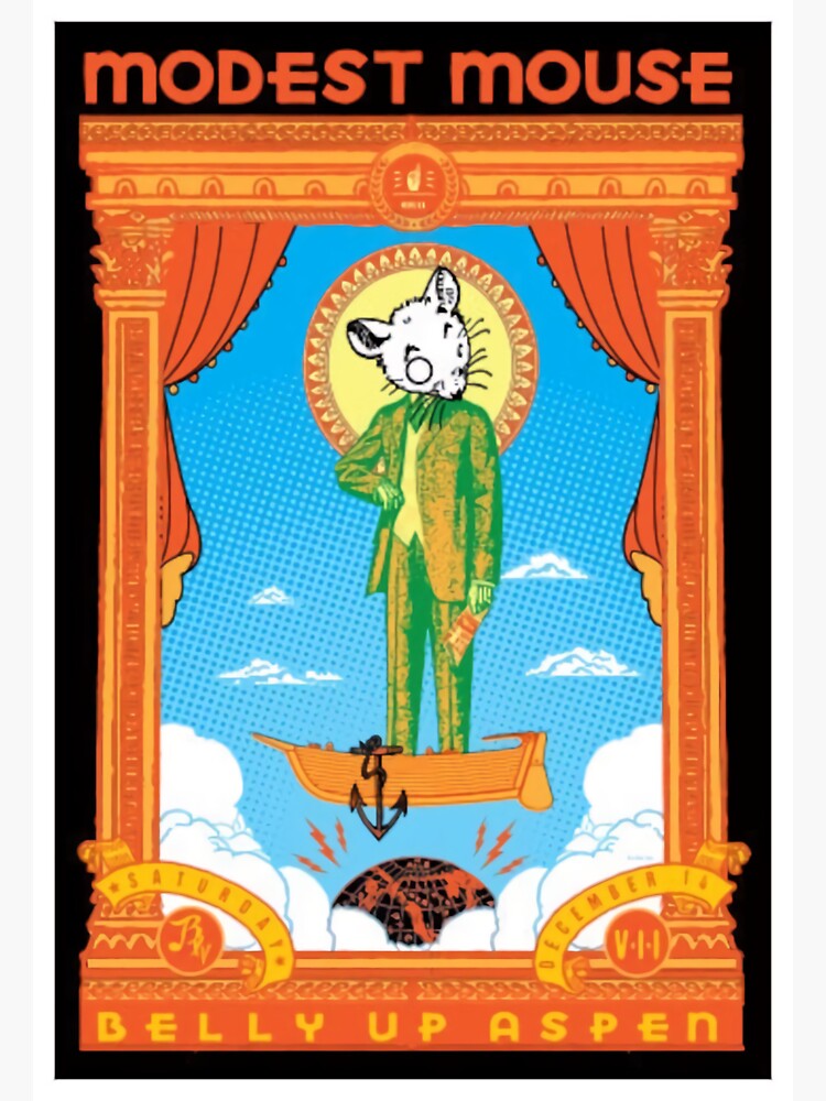 "Modest Mouse Bear Edge Field" Sticker for Sale by melba-schitts ...