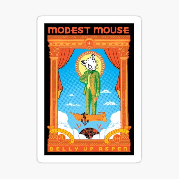 "Modest Mouse Bear Edge Field" Sticker for Sale by melba-schitts ...