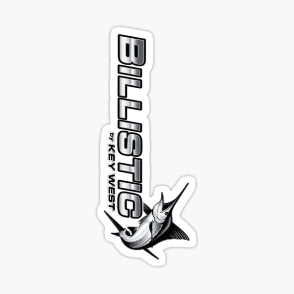 "Ballistic Fishing " Sticker for Sale by ChristinasMess | Redbubble