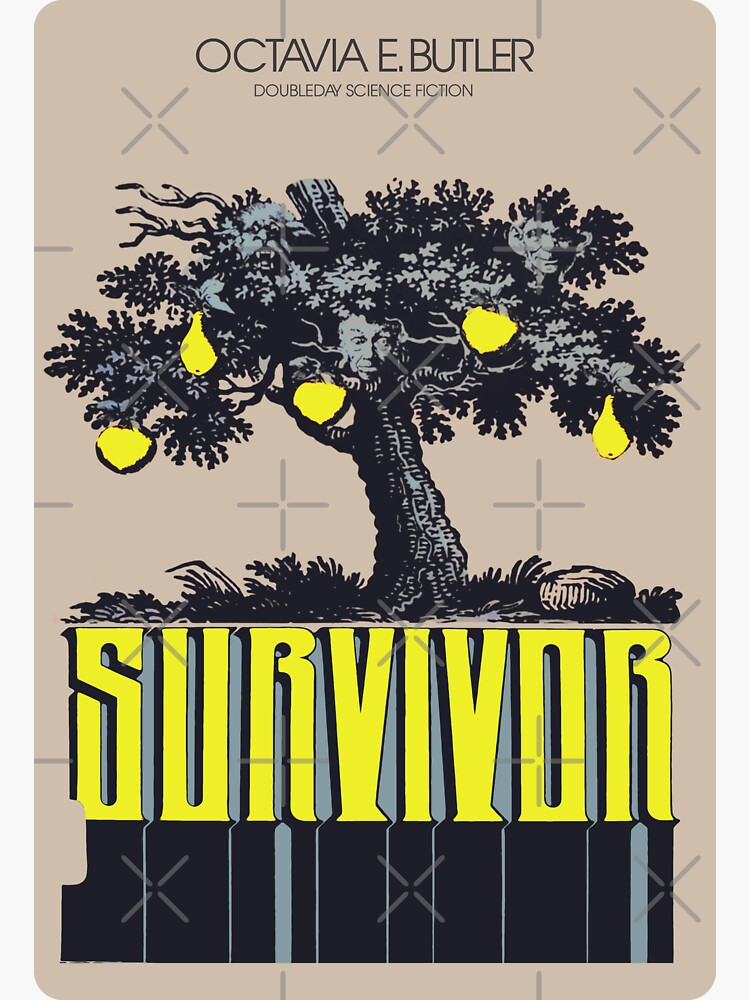 "Survivor Octavia E Butler Vintage Book Cover (1978)" Sticker for Sale ...
