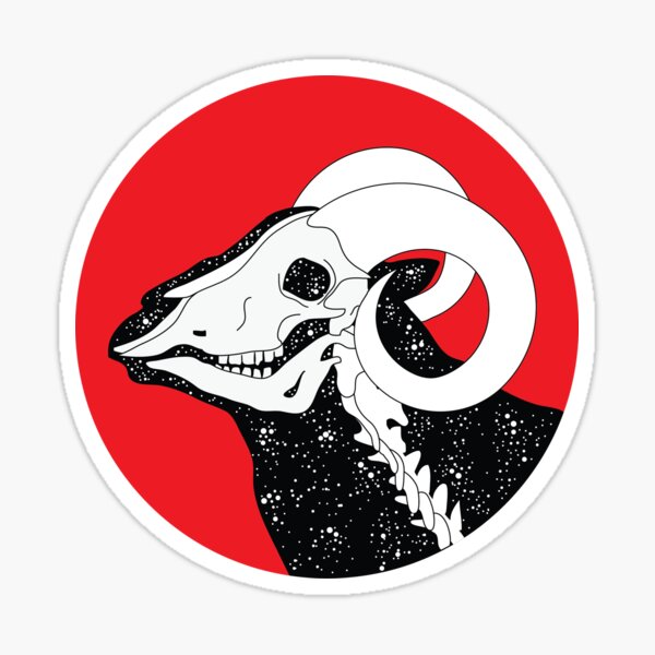 Ram Skull Stickers | Redbubble