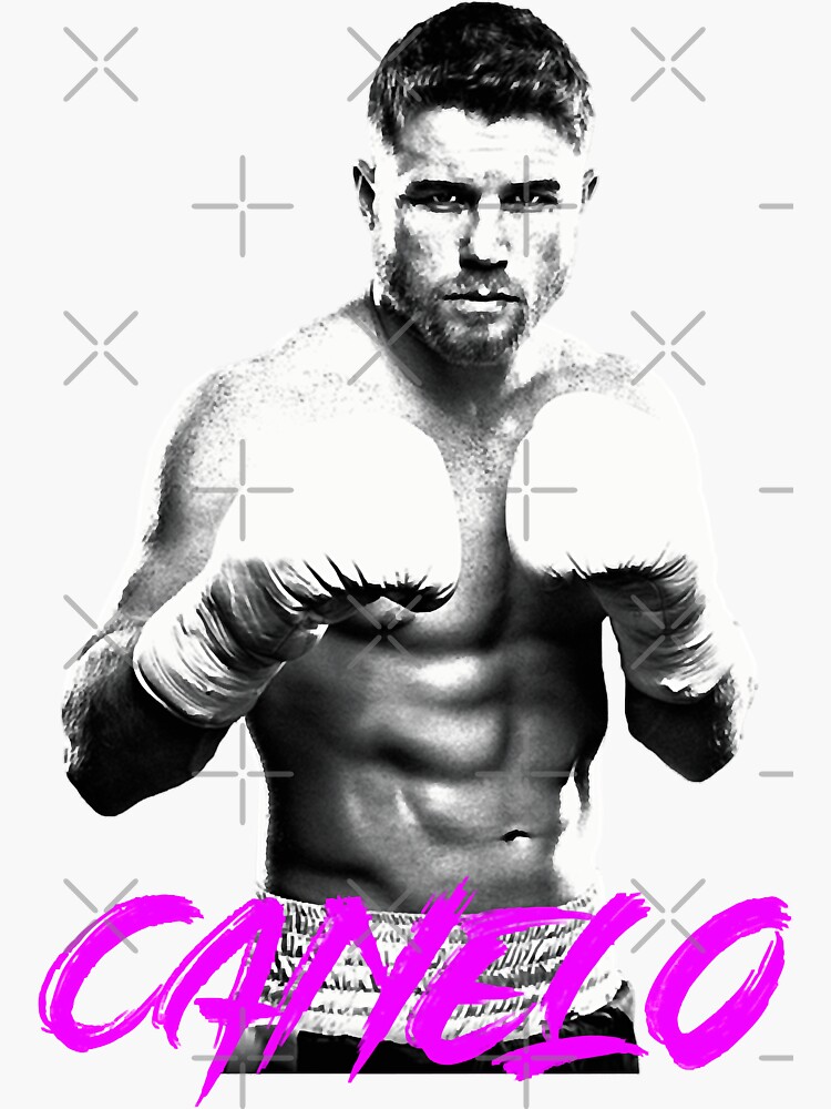 "Funny Men Sport Canelo Alvarez" Sticker for Sale by GotzForster ...