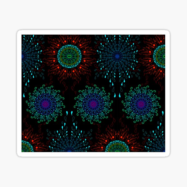 "modern batik pattern" Sticker for Sale by TokoIngsun | Redbubble
